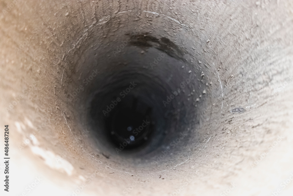 Deep pit in the ground. Water Well Drilling, Dig a well for water ...