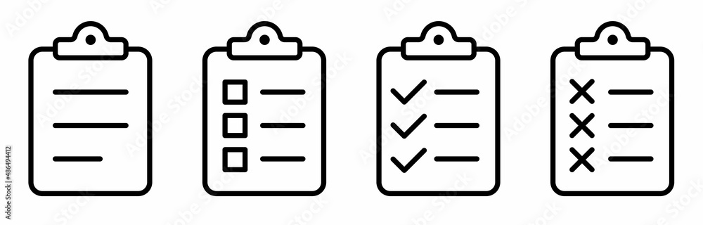 Document Symbol Set. Document vector icons isolated design. Paper ...