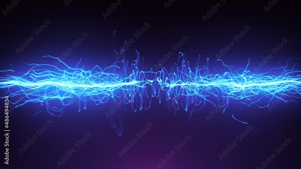 Abstract Energy Forcefield Particles Background Loop/ 4k animation of ...
