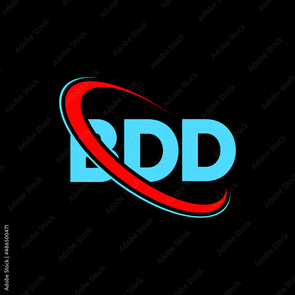 BDD logo. BDD letter. BDD letter logo design. Initials BDD logo linked ...