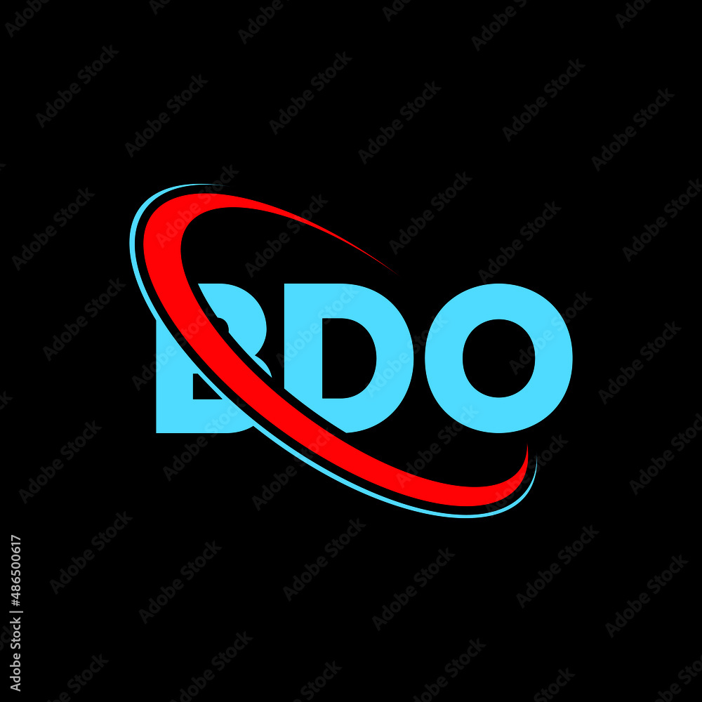 BDO logo. BDO letter. BDO letter logo design. Initials BDO logo linked ...
