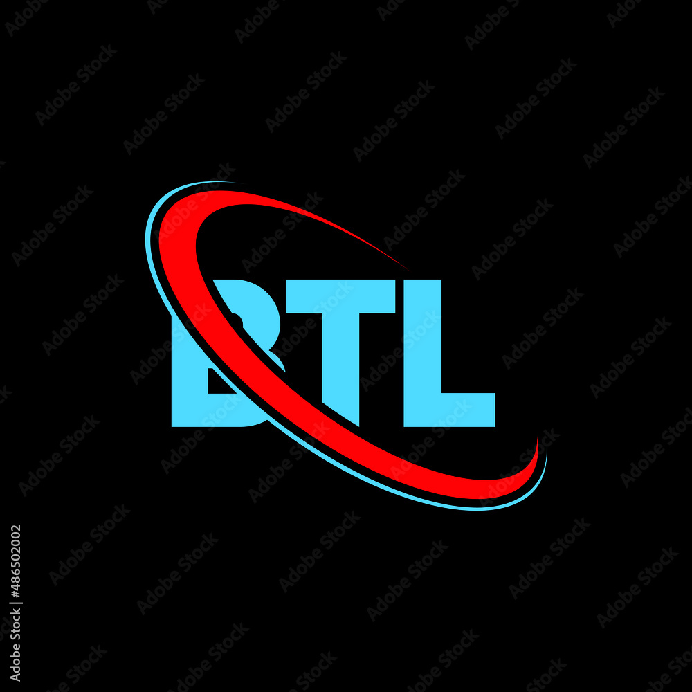 BTL logo. BTL letter. BTL letter logo design. Initials BTL logo linked ...