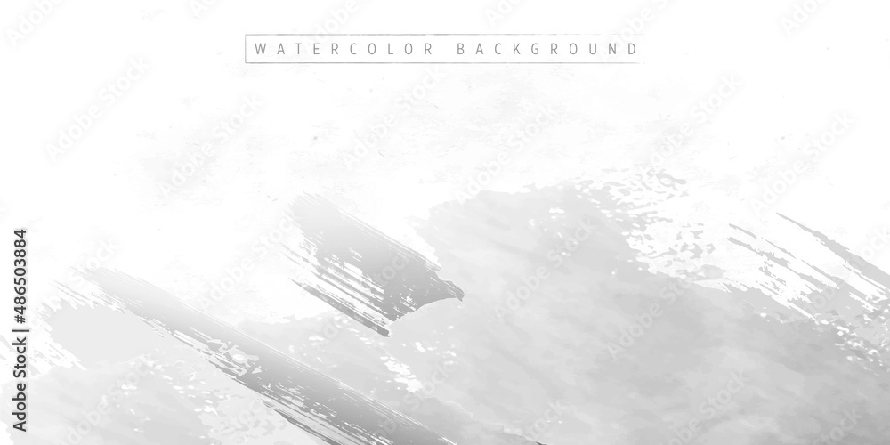 Gray watercolor art background vector. Marble digital arts design with ...