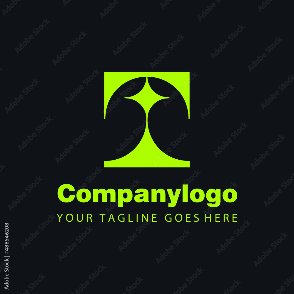 modern letter t company logo template Stock Vector | Adobe Stock