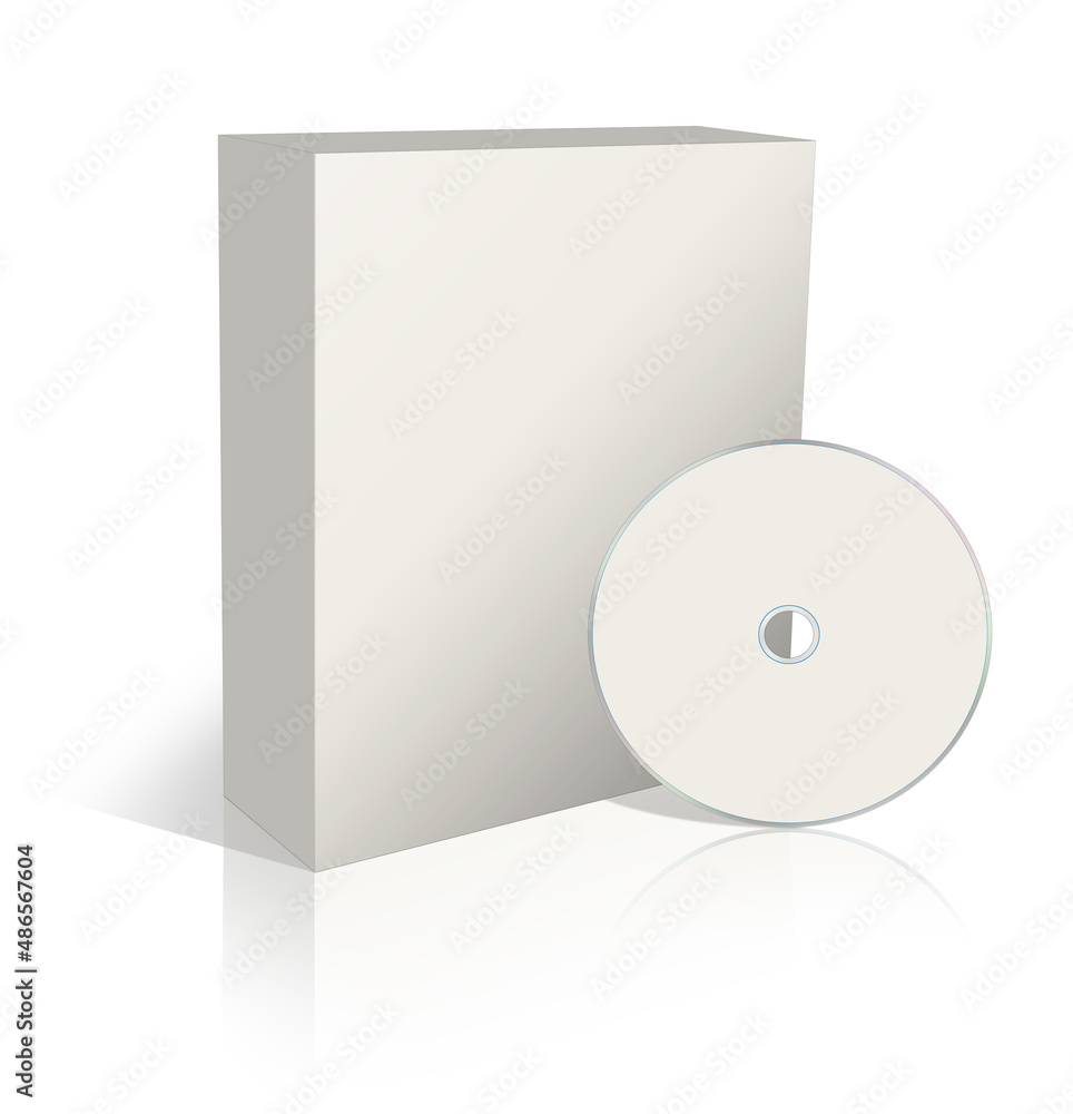 Software Boxes blank white template for presentation layouts and design ...