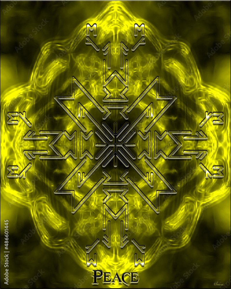 Peace Sigil Stock Illustration | Adobe Stock