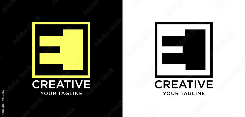 letter E design inspiration Stock Vector | Adobe Stock