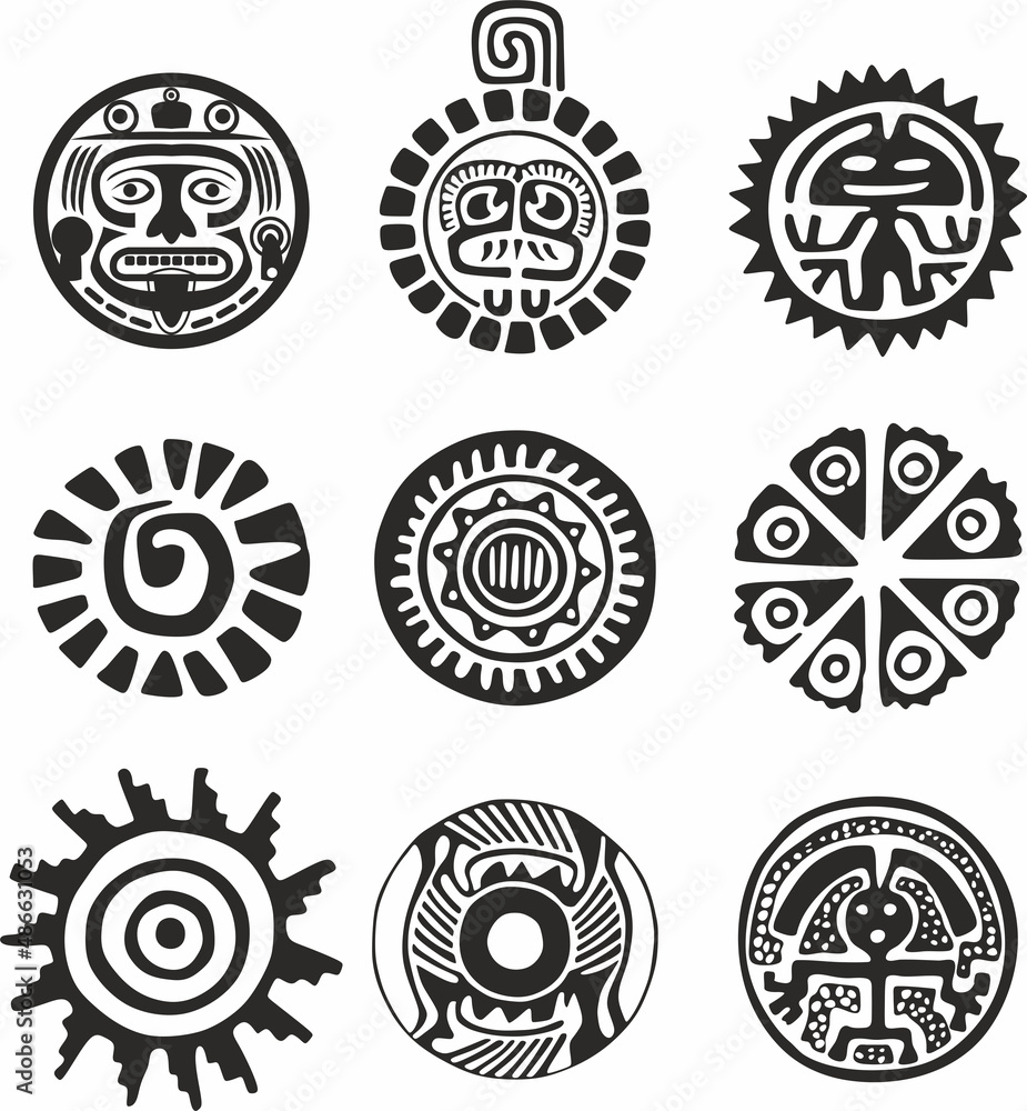 Apache Indian Symbols Tattoo