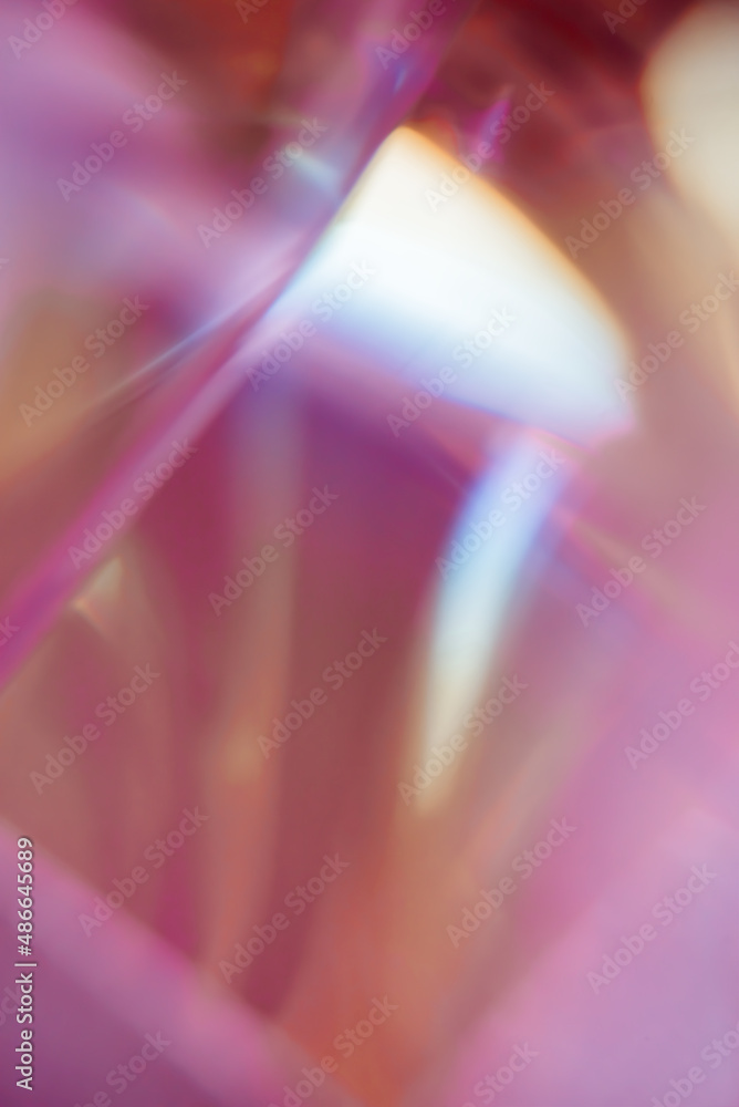 Pastel pink colors inside a prism Stock Photo | Adobe Stock