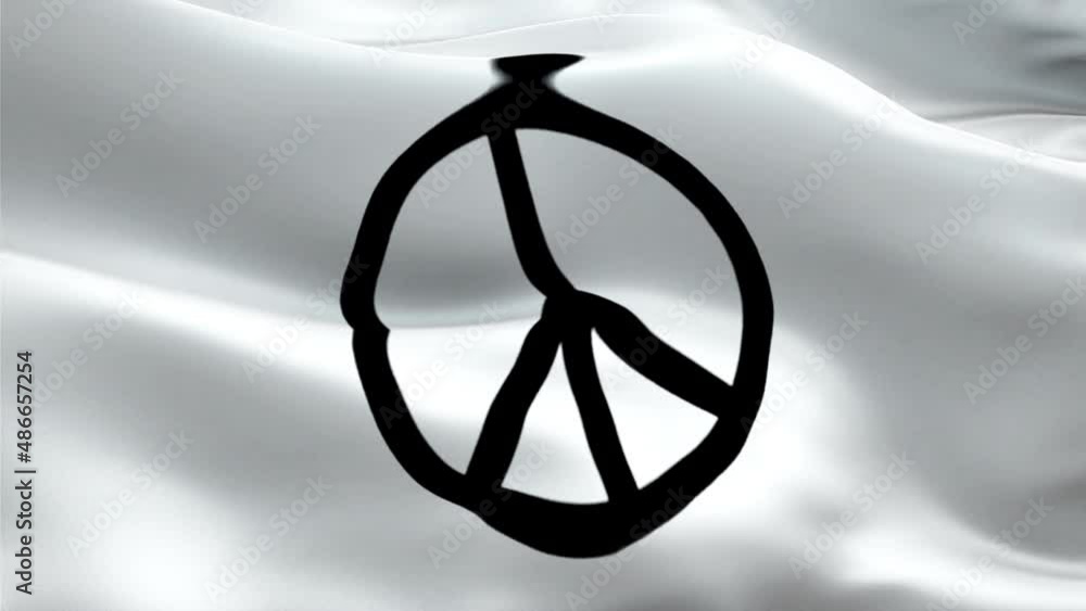 Peace logo logo. National 3d Peace Sign logo waving. Sign of Peace logo ...