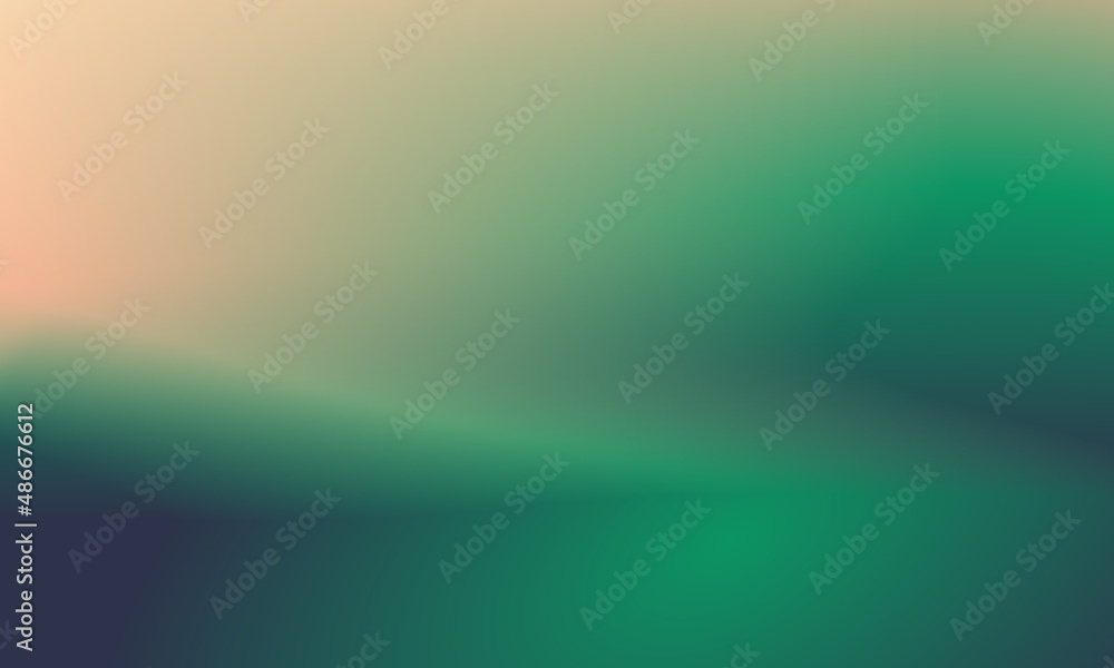 Beautiful green color gradient background Stock Illustration | Adobe Stock