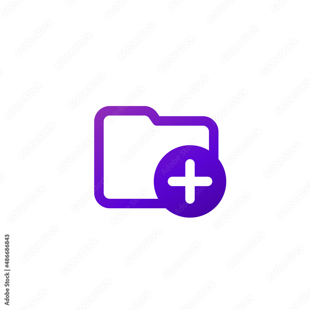 create new folder icon for apps Stock Vector | Adobe Stock create new folder icon for apps Stock Vector | Adobe Stock