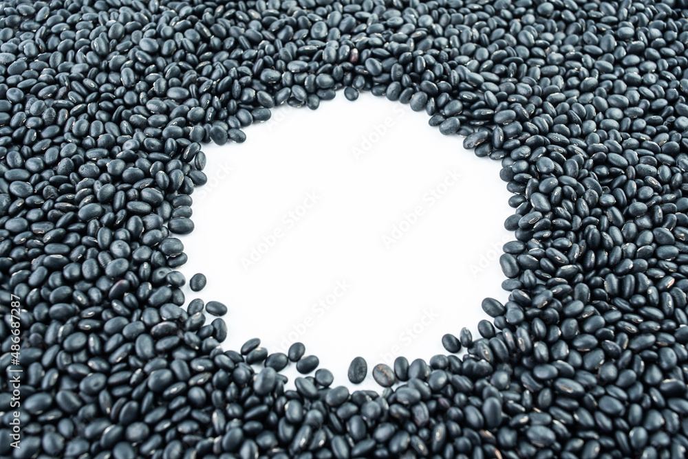 Full screen of little black beans Stock Photo | Adobe Stock