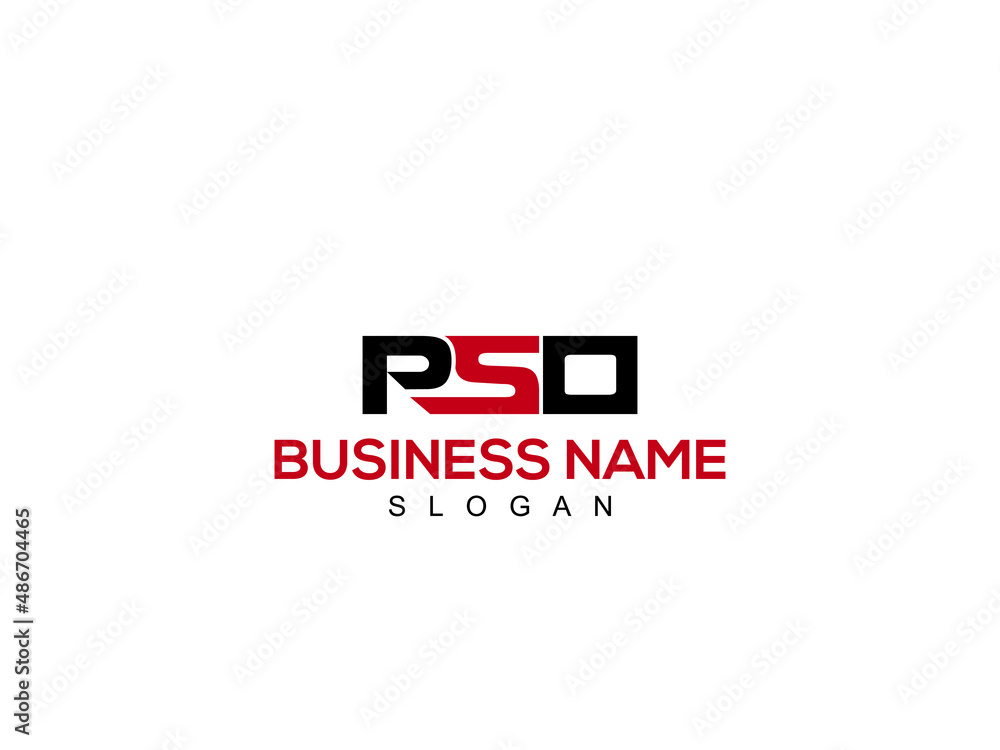Initial PSO Logo, Alphabet Letters pso or ps Logo Icon Vector Image ...
