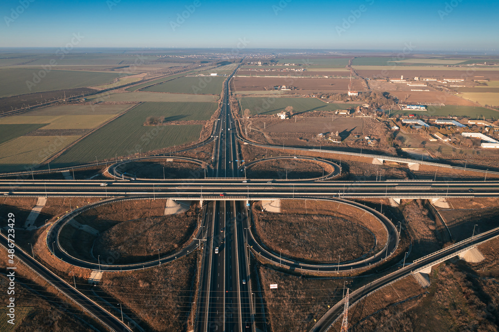 Poster Highway roads infrastructure in Romania – Wall Art | UkPosters