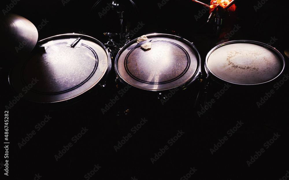 Drum Kit Toms Stock Photo | Adobe Stock