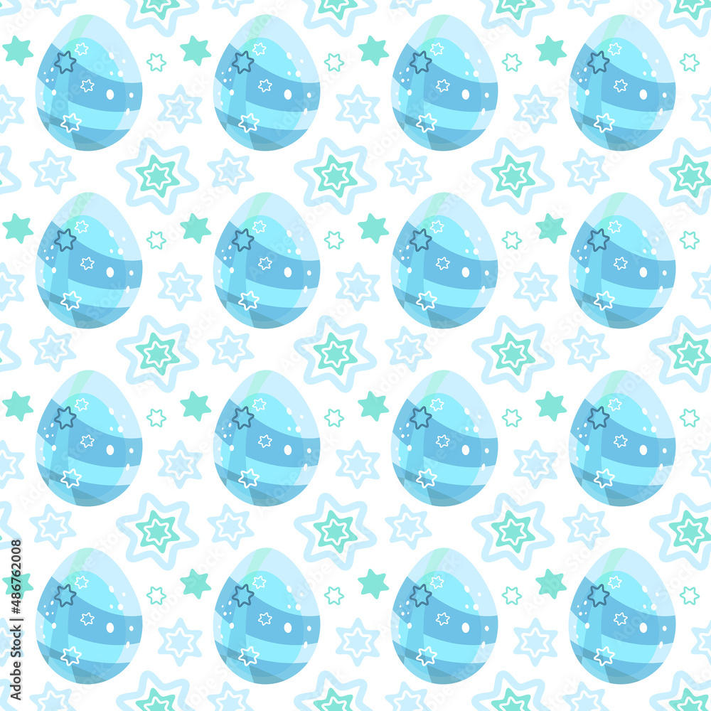 Seamless texture. Backgrounds with Easter eggs. For the Easter holiday ...