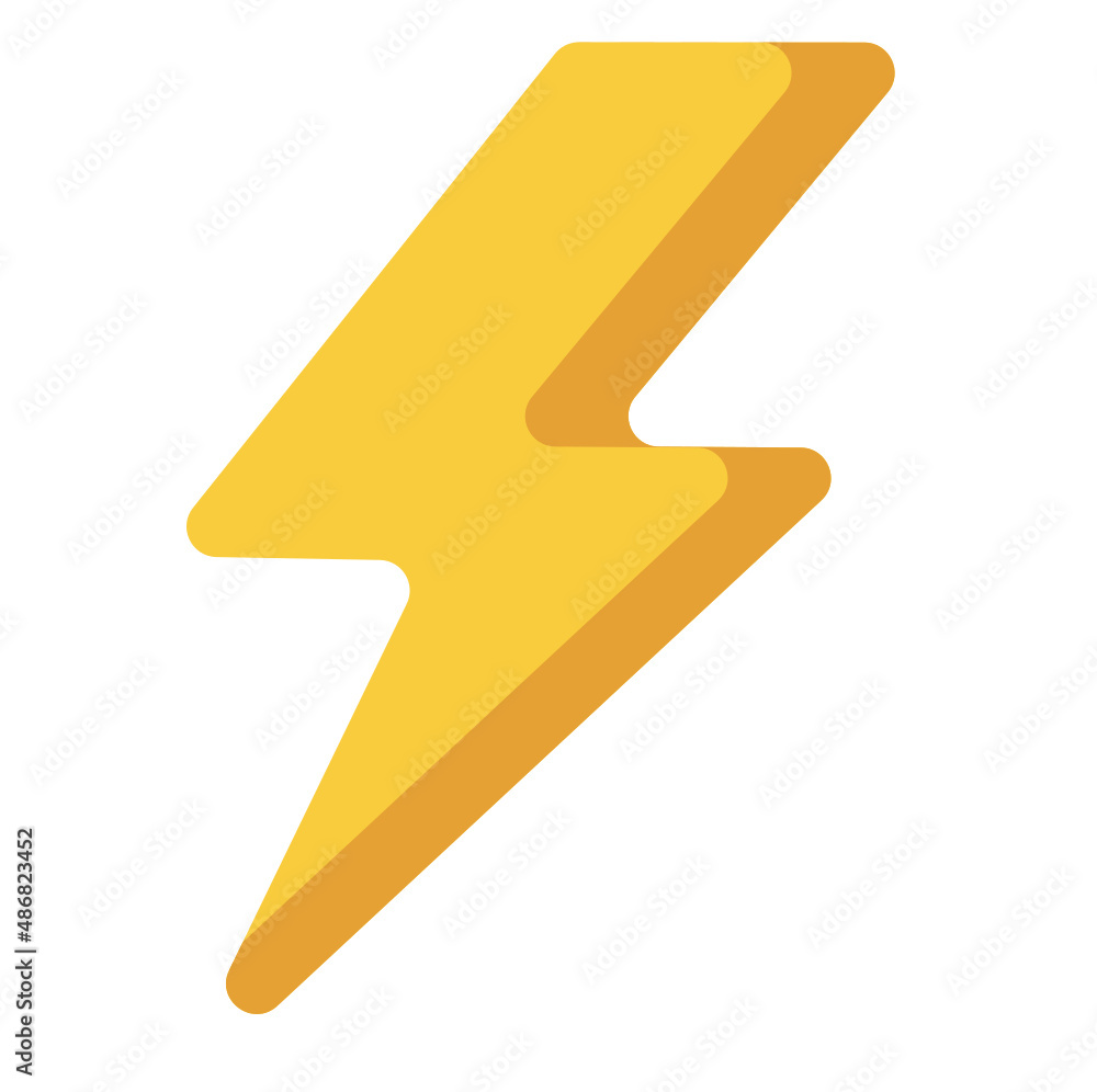 icono trueno, estado del clima con rayos Stock Vector | Adobe Stock