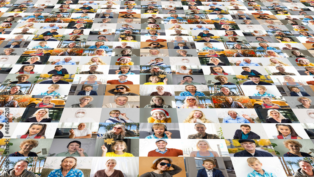 Business People Collage