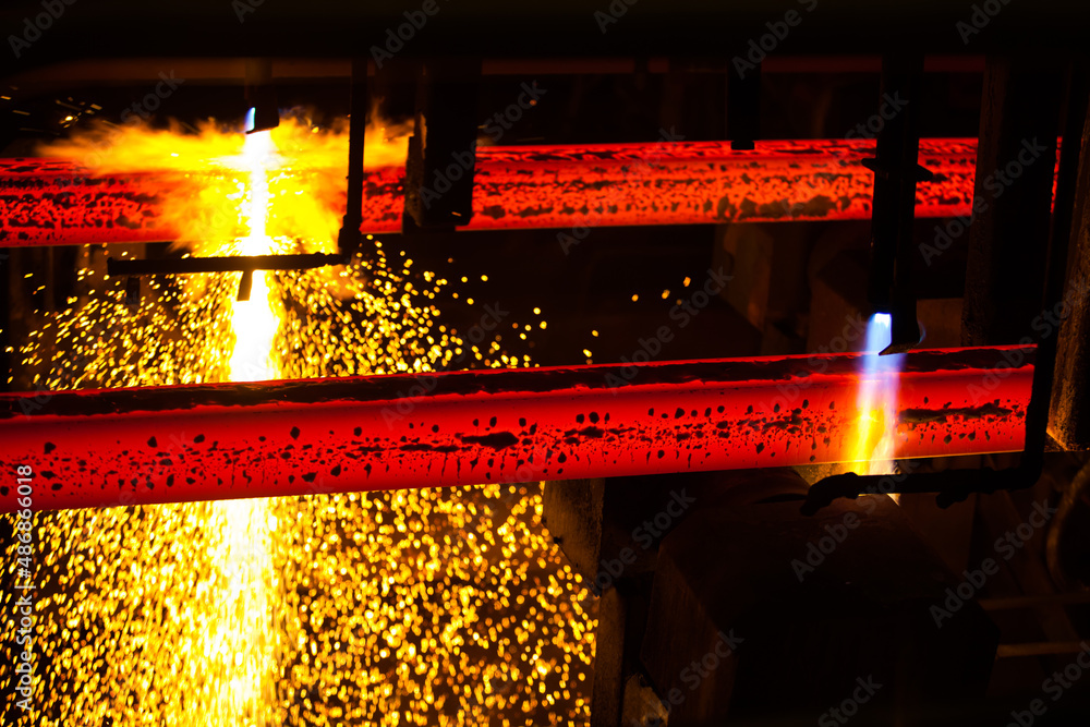 Manufacturing of mild steel square bar on continuous casting machine ...