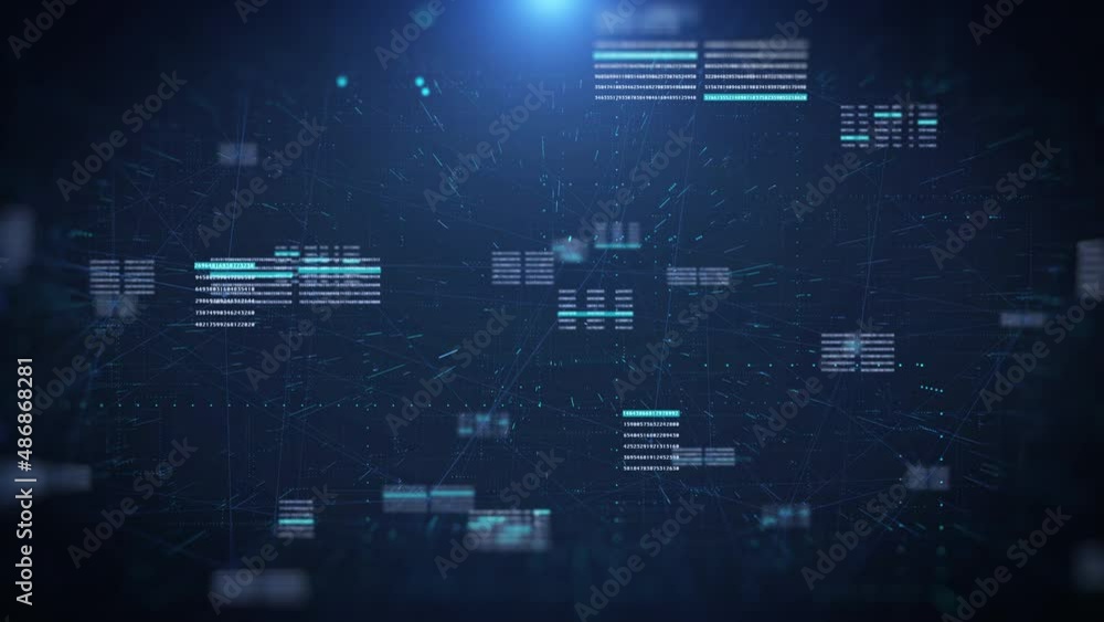 Technology Digital Number Data Sampling Decimal Binary Code Algorithm Communication System Hud