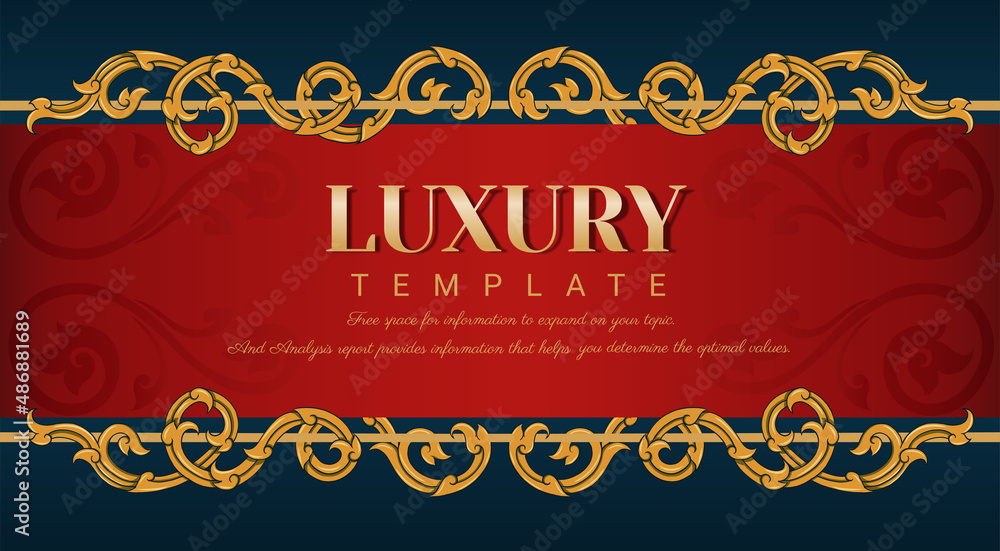 Gold borders text frames, Vintage Ornate Frame, hand drawn style. Stock ...