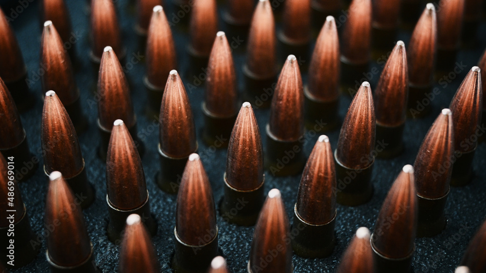 5.45 bullets for assault rifle Stock Photo | Adobe Stock
