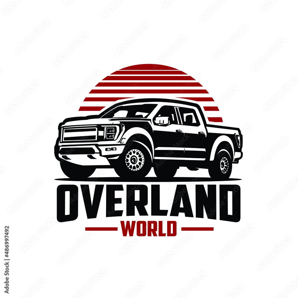 Overland world ready made logo design. Best for trucking and car ...