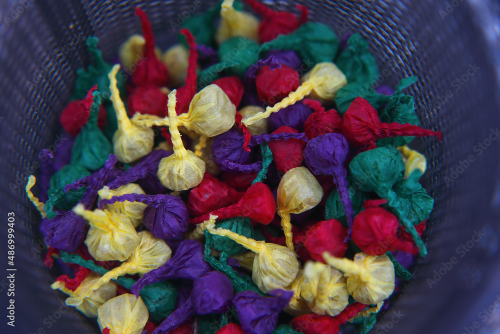 Bang snaps or pop pops magical tricks crackers Stock Photo | Adobe Stock