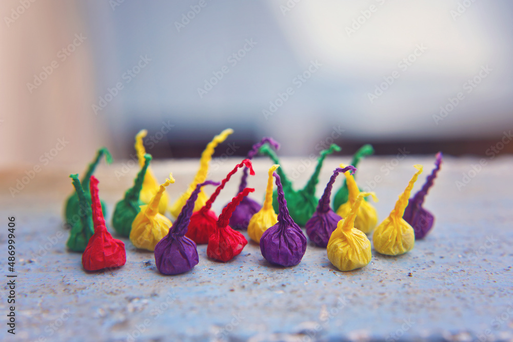Bang snaps or pop pops magical tricks crackers Stock Photo | Adobe Stock