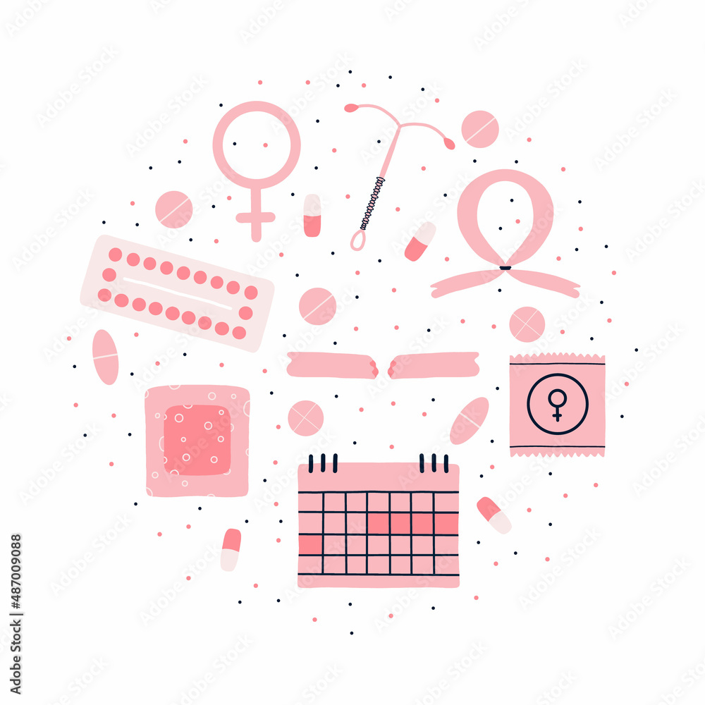 Types Of Contraception Female Contraceptives Pills Calendar Patch