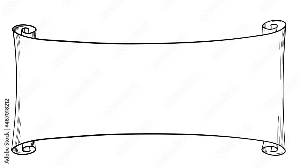 Vertical Scroll Clipart