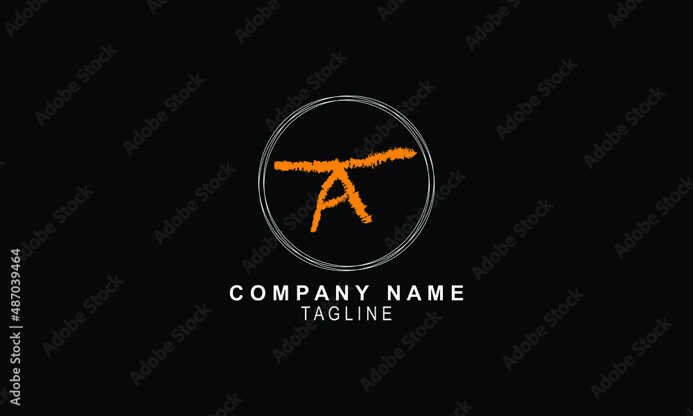 Alphabet letter icon logo TA Stock Vector | Adobe Stock