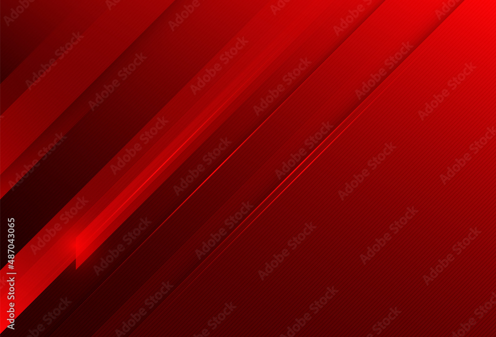 Abstract red gradient geometric square shapes background with shadow ...