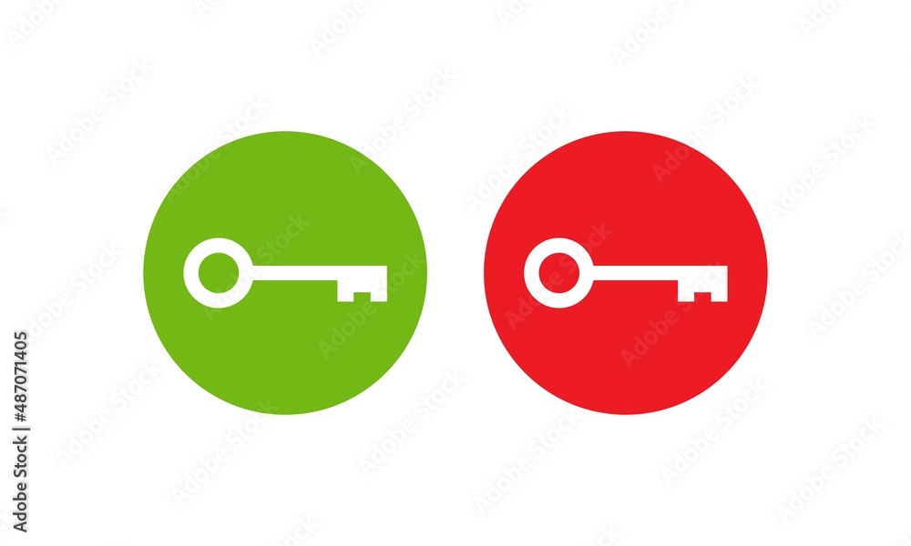 Key icon set, symbol Isolated. isolated vector simple illustration ...