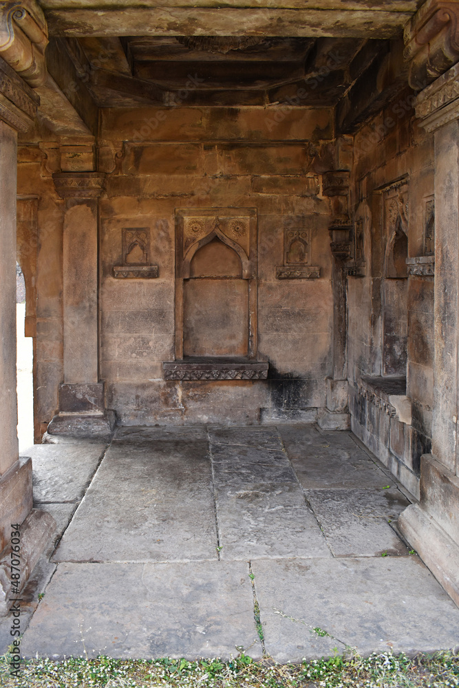 Interior view Chopra Gate at Raisen Fort, Fort was built-in 11th ...