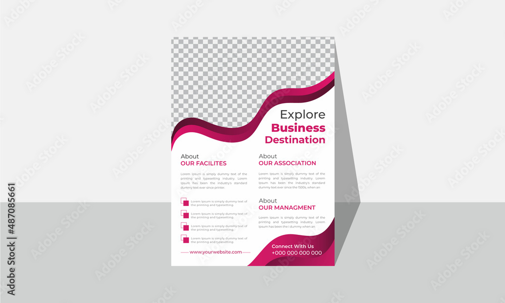 Corporate Business flyer template Design, Modern Business Flyer with ...