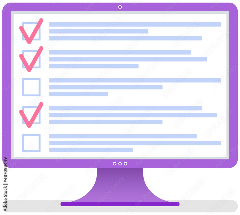 Month scheduling, to do list, time management program. Checklist, to do ...