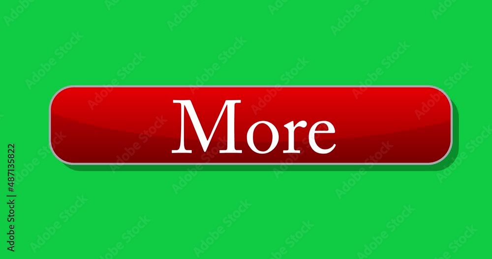 Cursor clicks on More button. Pointer arrow cursor clicking. Animated ...