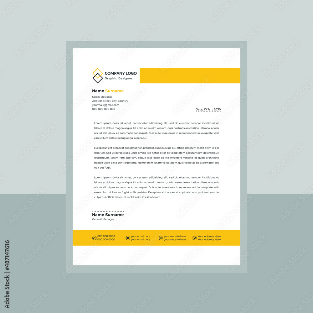 latter heard, letter heard banner, template latter heard Stock Vector ...