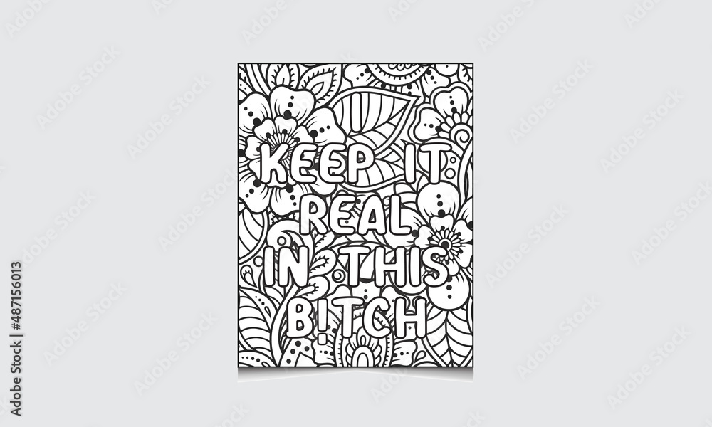 Swear Words Coloring Pages Printable