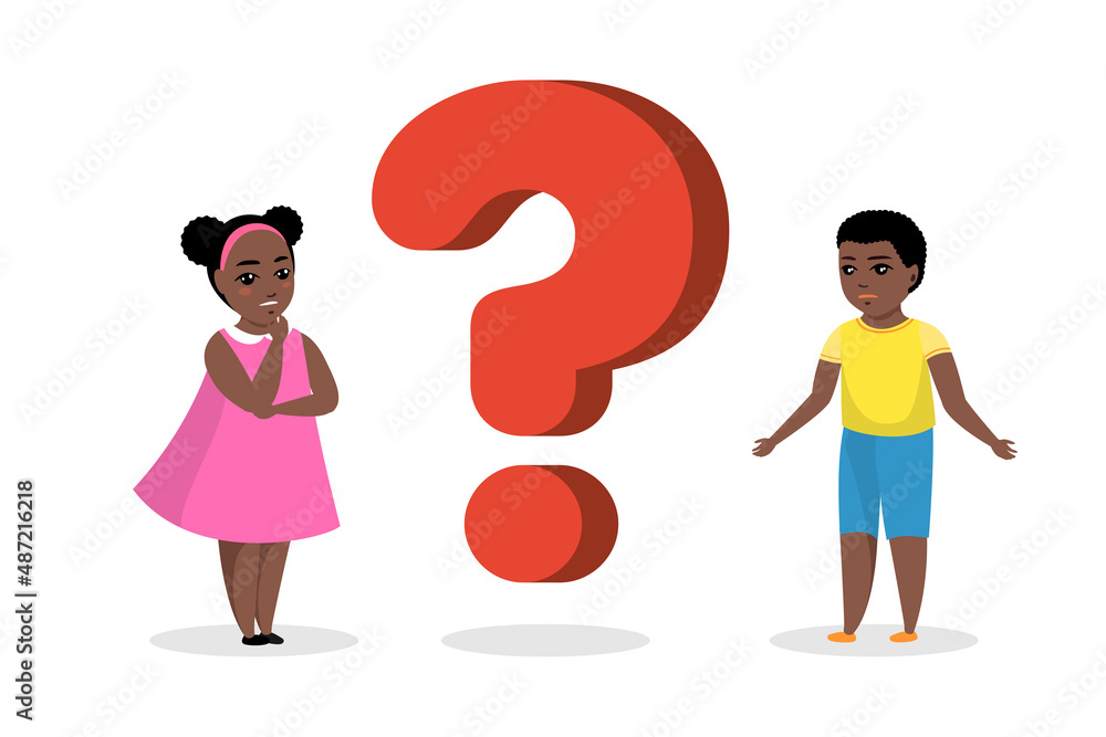 Girl Asking Question Clipart