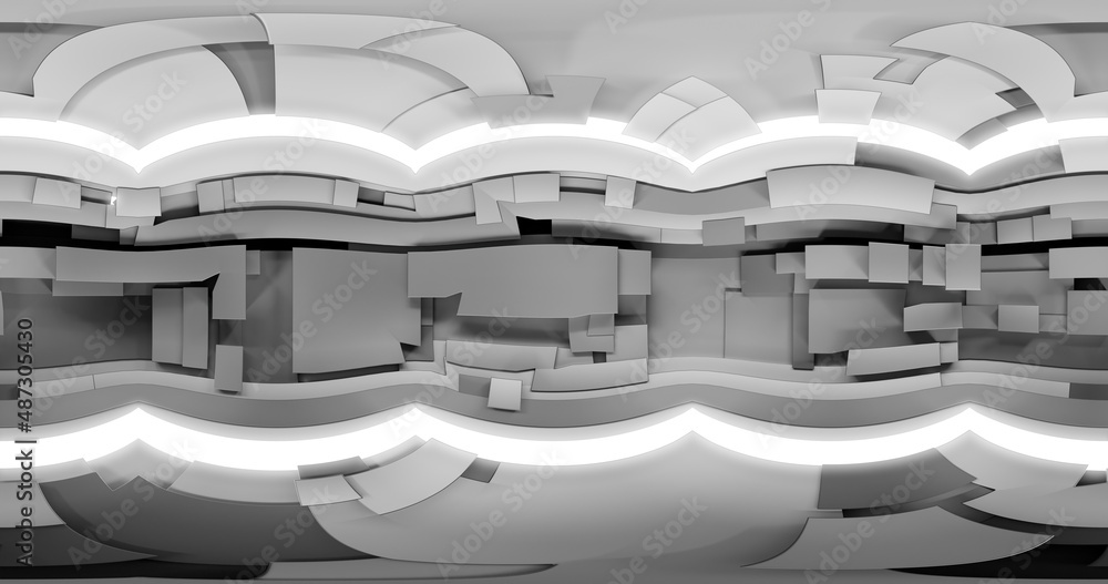 3d rendering. HDRI environment map. 360 degree spherical seamless vr ...