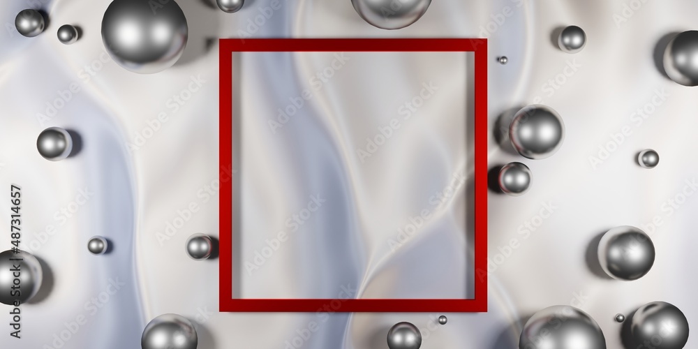 square frame for displaying products Label background and text layout ...