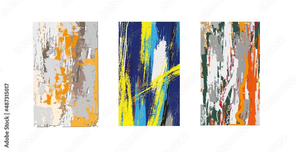 abstract background with oil paints for paper textures background and ...