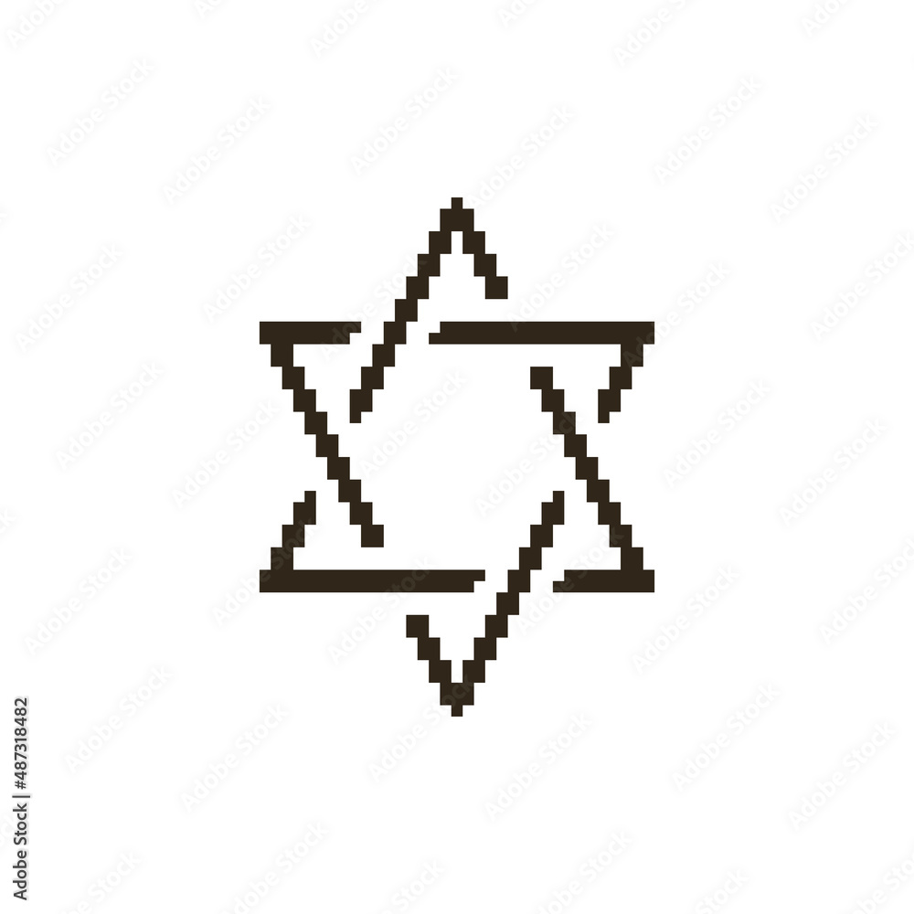 monochrome simple vector flat pixel art vector illustration of black ...