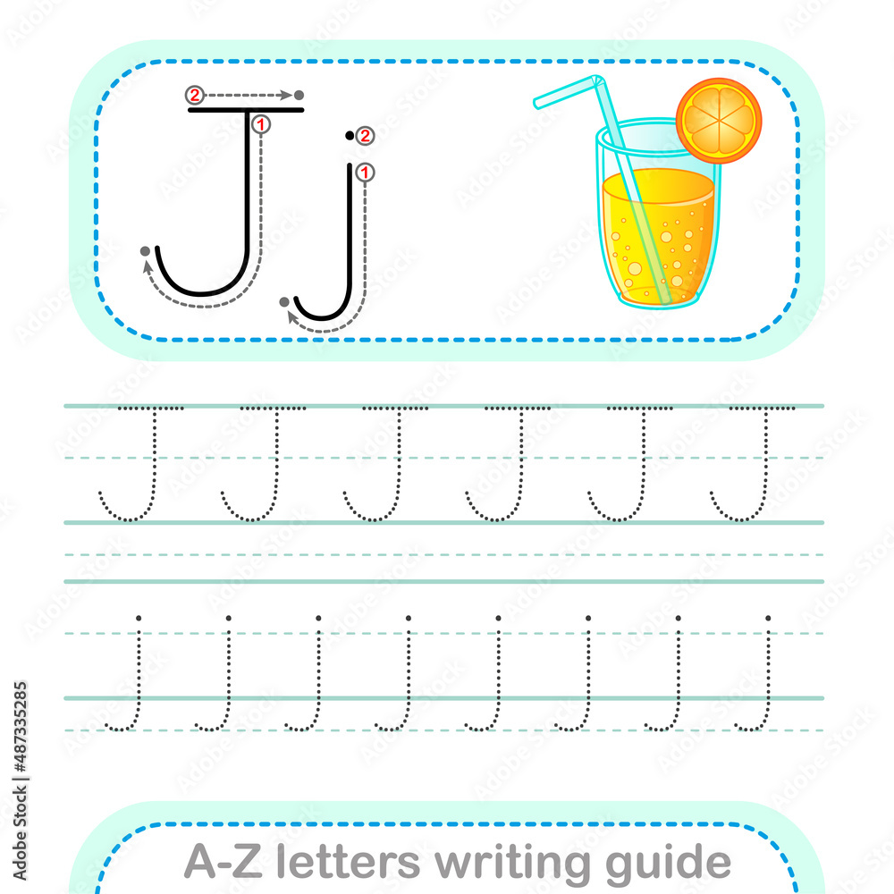 Uppercase And Lowercase Letter J