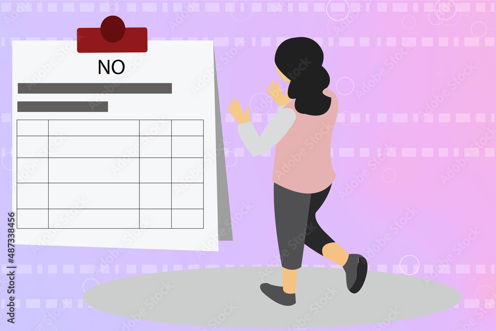 2d illustration office time table concept Stock Illustration | Adobe Stock