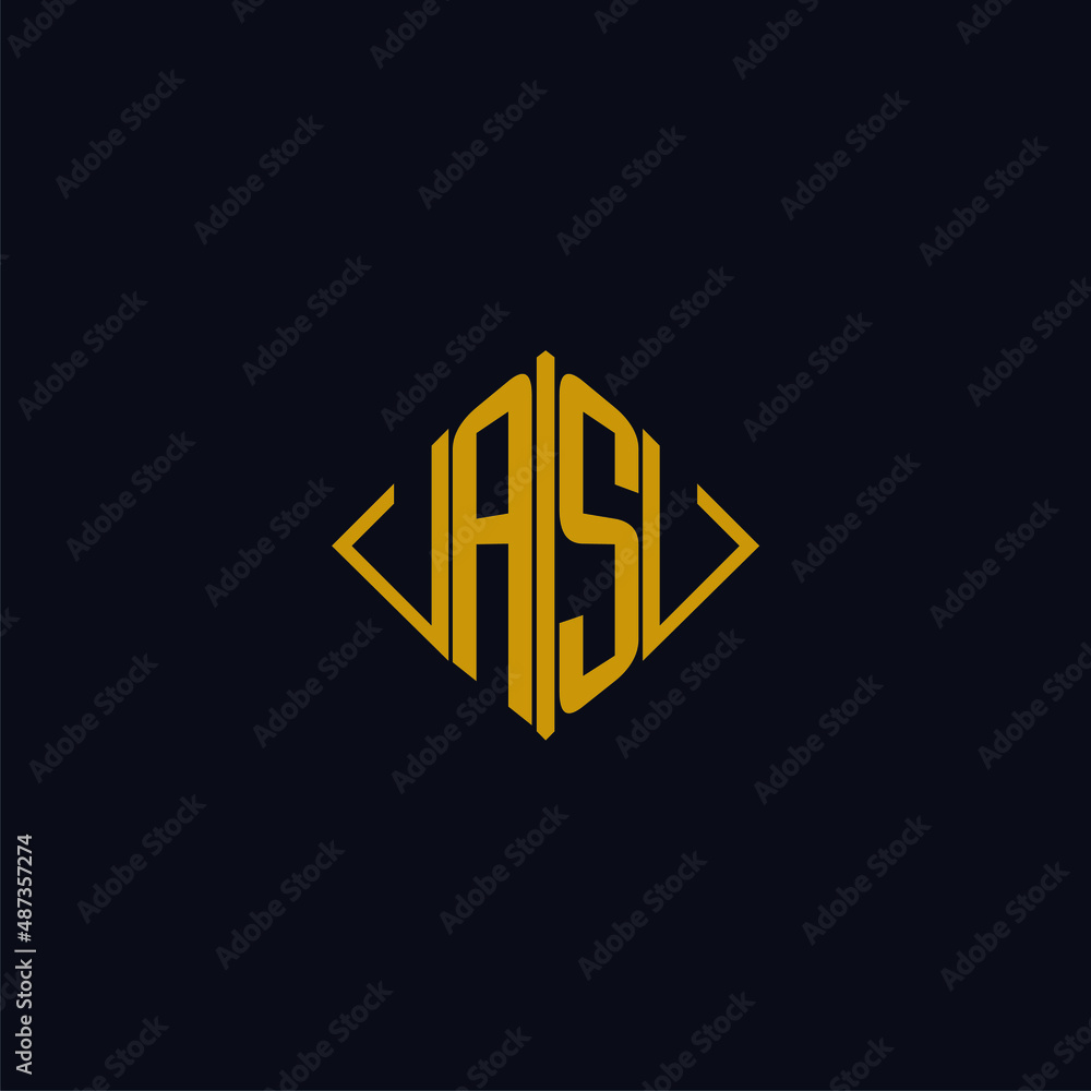 AS initial monogram square logo design ideas Stock Vector | Adobe Stock