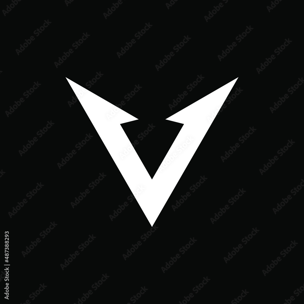 Letter V Logo can be use for icon, sign, logo and etc Stock Vector ...